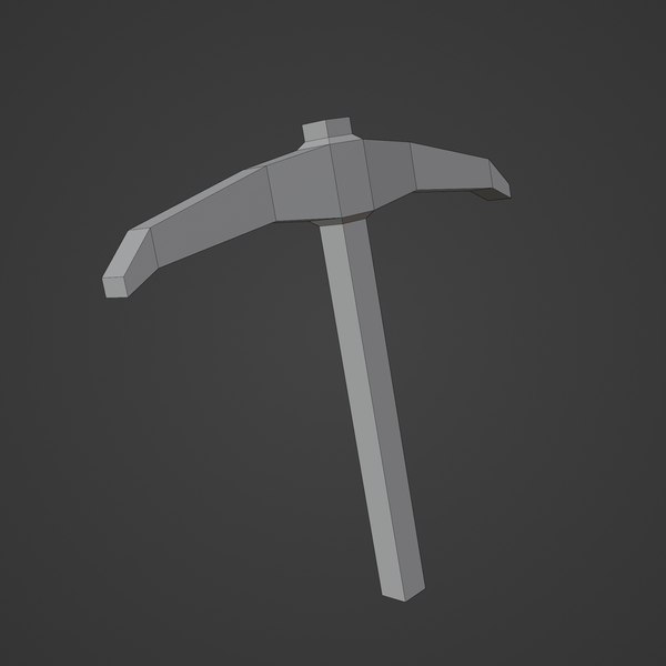 3D Level UP Fantasy low poly pickaxe - TurboSquid 1988413
