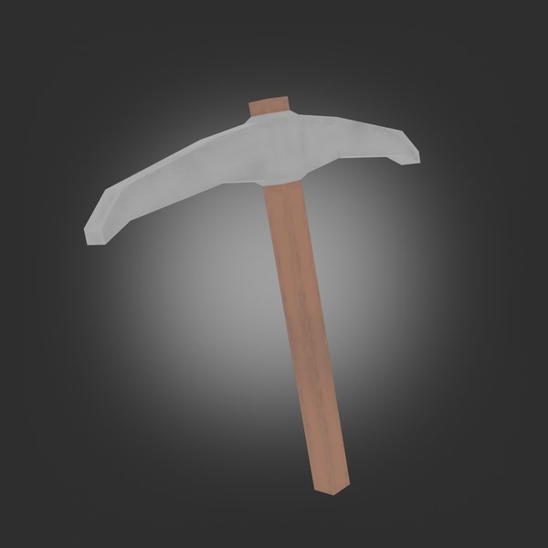 3D Level UP Fantasy low poly pickaxe - TurboSquid 1988413