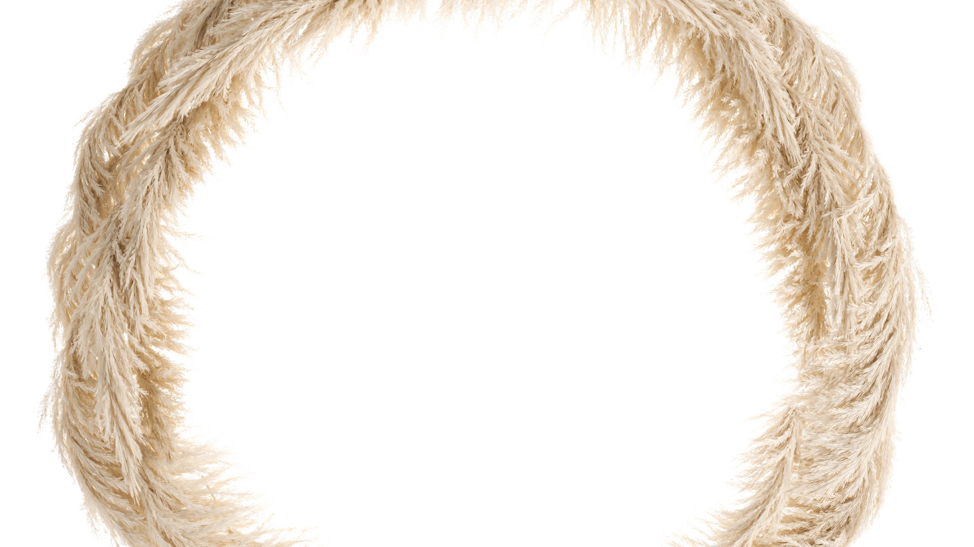 Wedding Arch Made Of Dry Reeds For Decor 1063 3D - TurboSquid 1812666