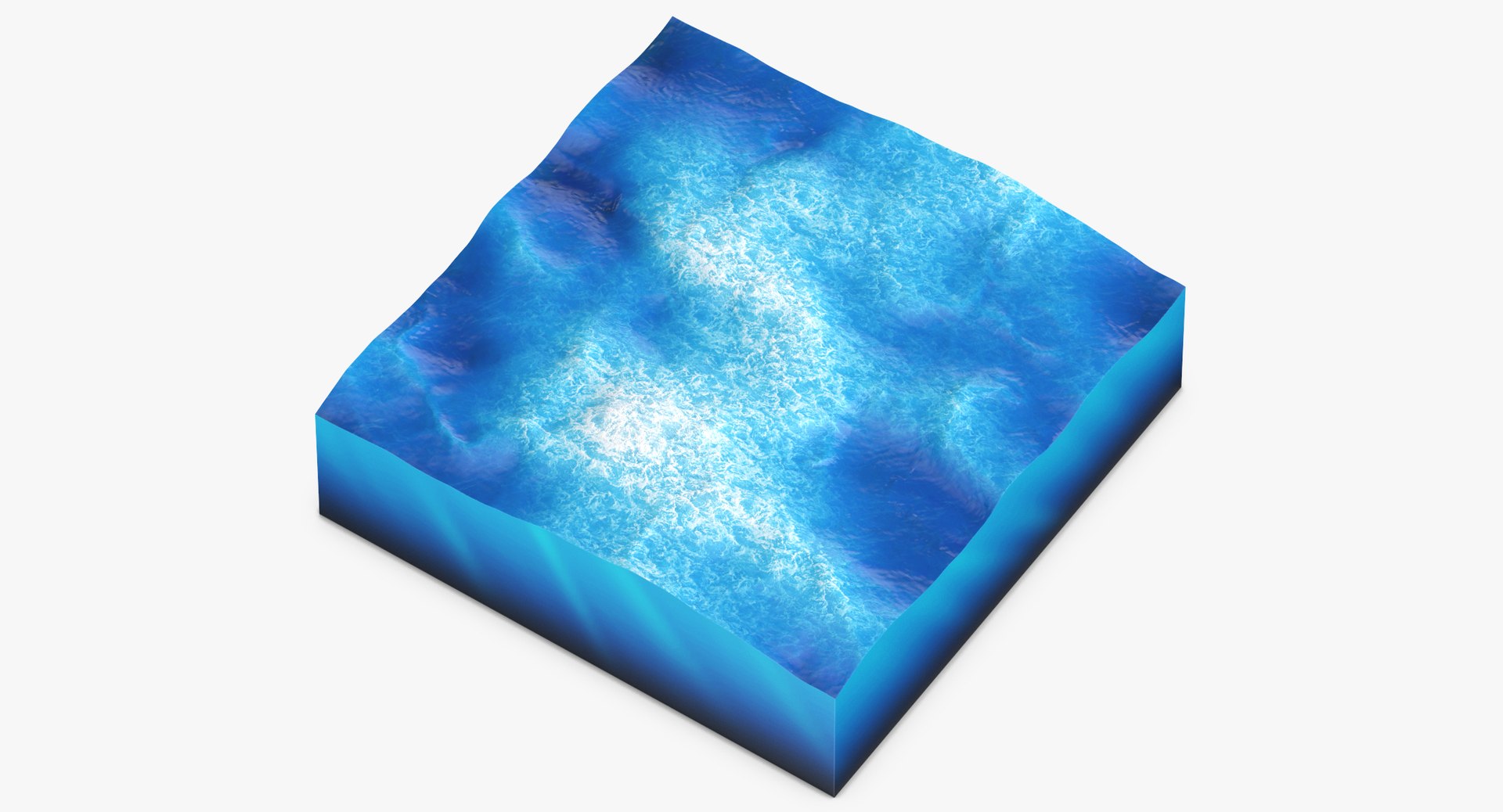 Water cross sections model - TurboSquid 1333205