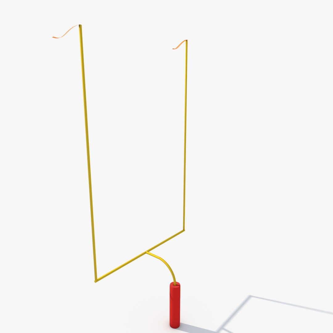 Official Football Goalpost Posts 3d 3ds