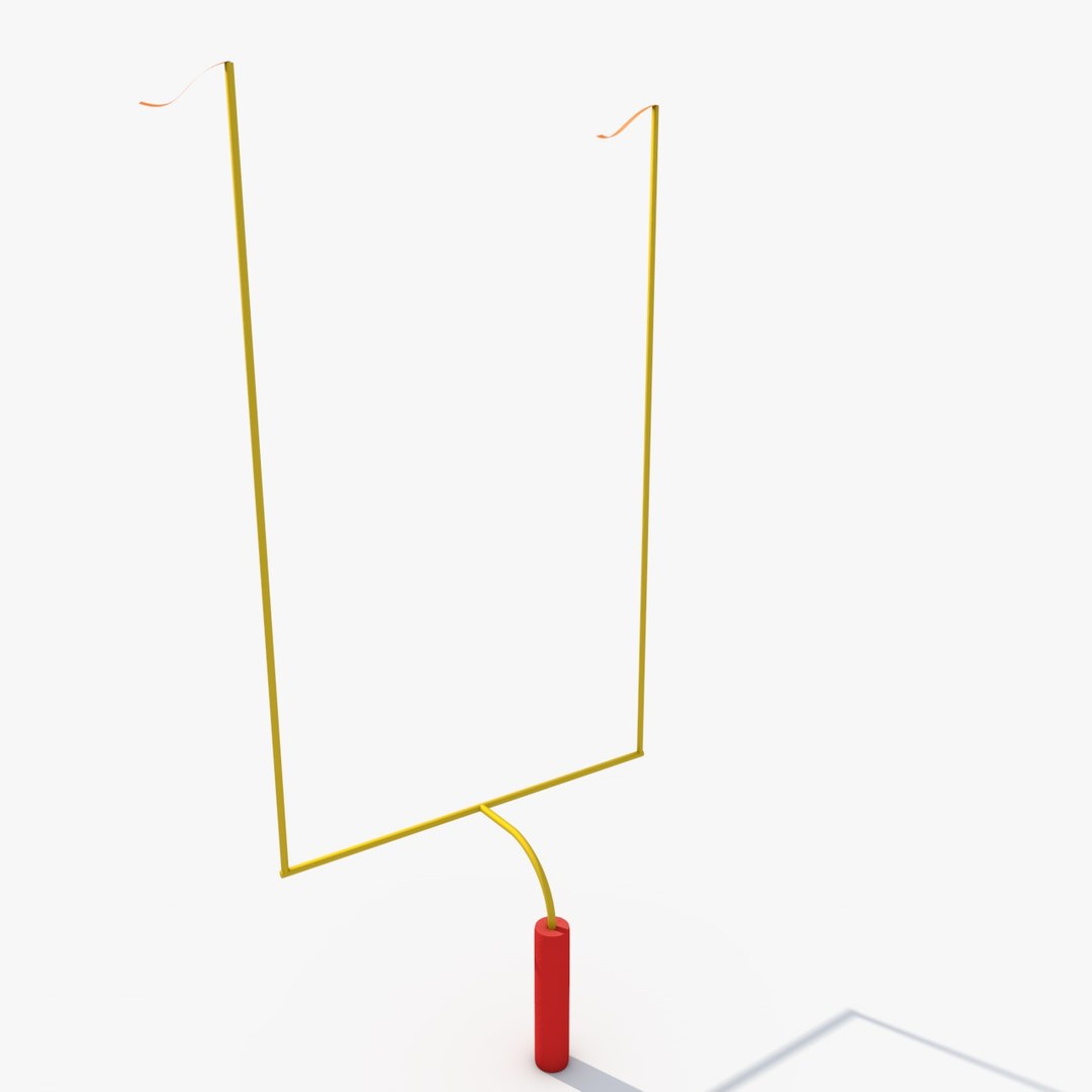 Official Football Goalpost Posts 3d 3ds