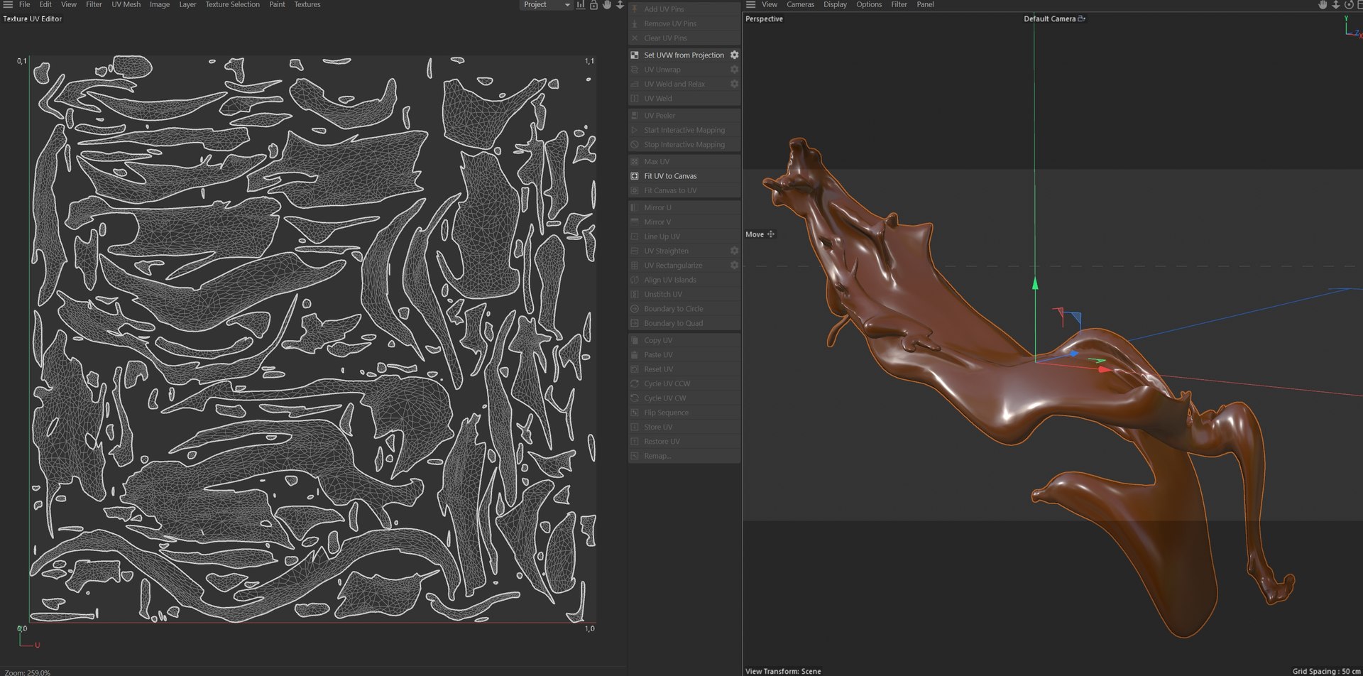 Chocolate Splash V20 3D - TurboSquid 2370701