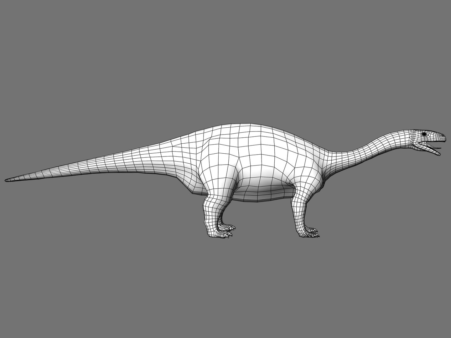 Riojasaurus Dinosaur Triassic Animal 3D Model - TurboSquid 2336003