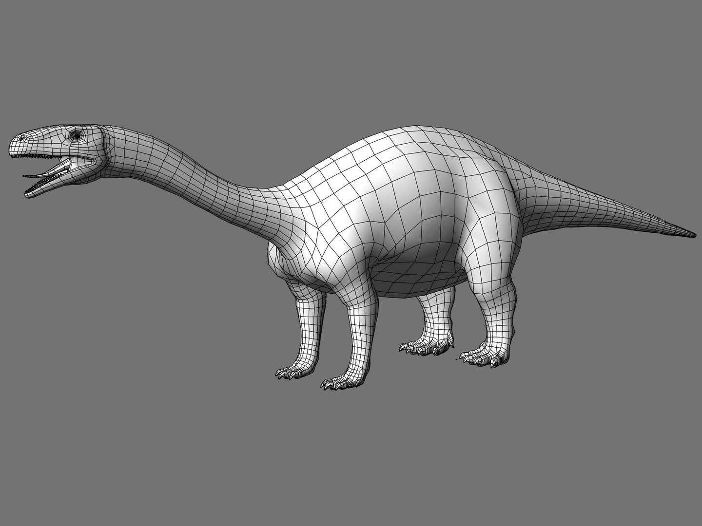 Riojasaurus Dinosaur Triassic Animal 3D Model - TurboSquid 2336003