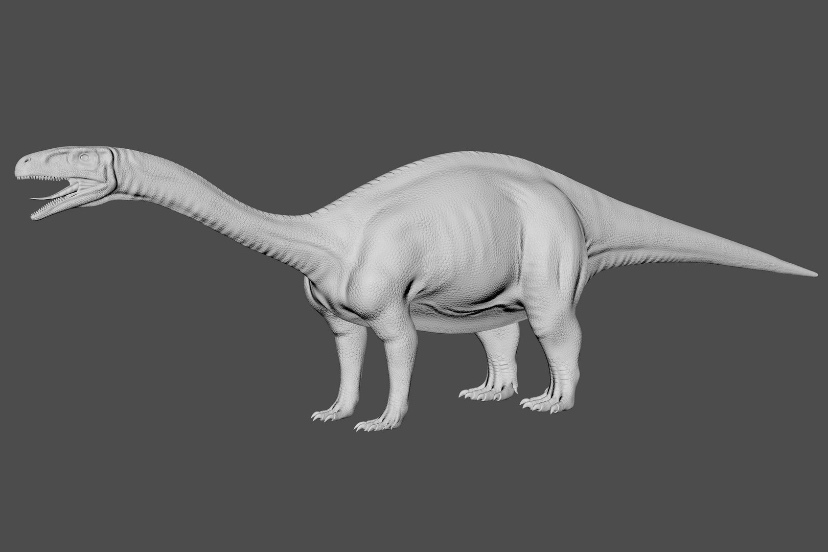 Riojasaurus Dinosaur Triassic Animal 3D Model - TurboSquid 2336003