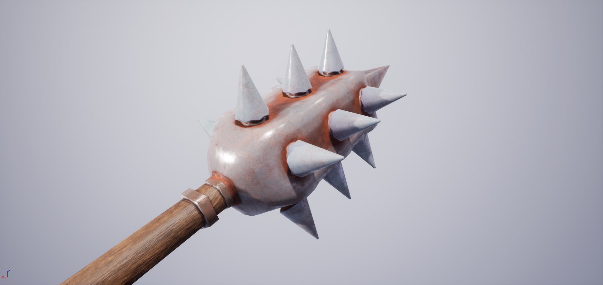 Fantasy medieval spiked club 3D model - TurboSquid 1493996
