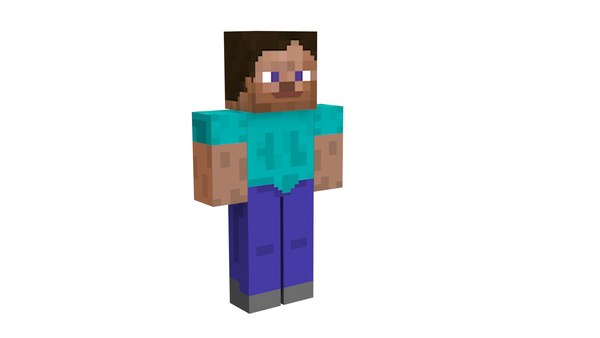modelo 3d Steve de Minecraft - TurboSquid 2376650