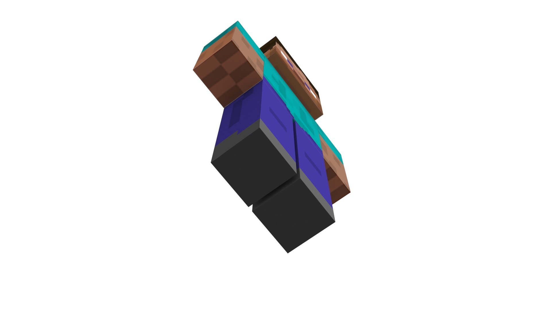 3D Minecraft Steve Model - TurboSquid 2376650