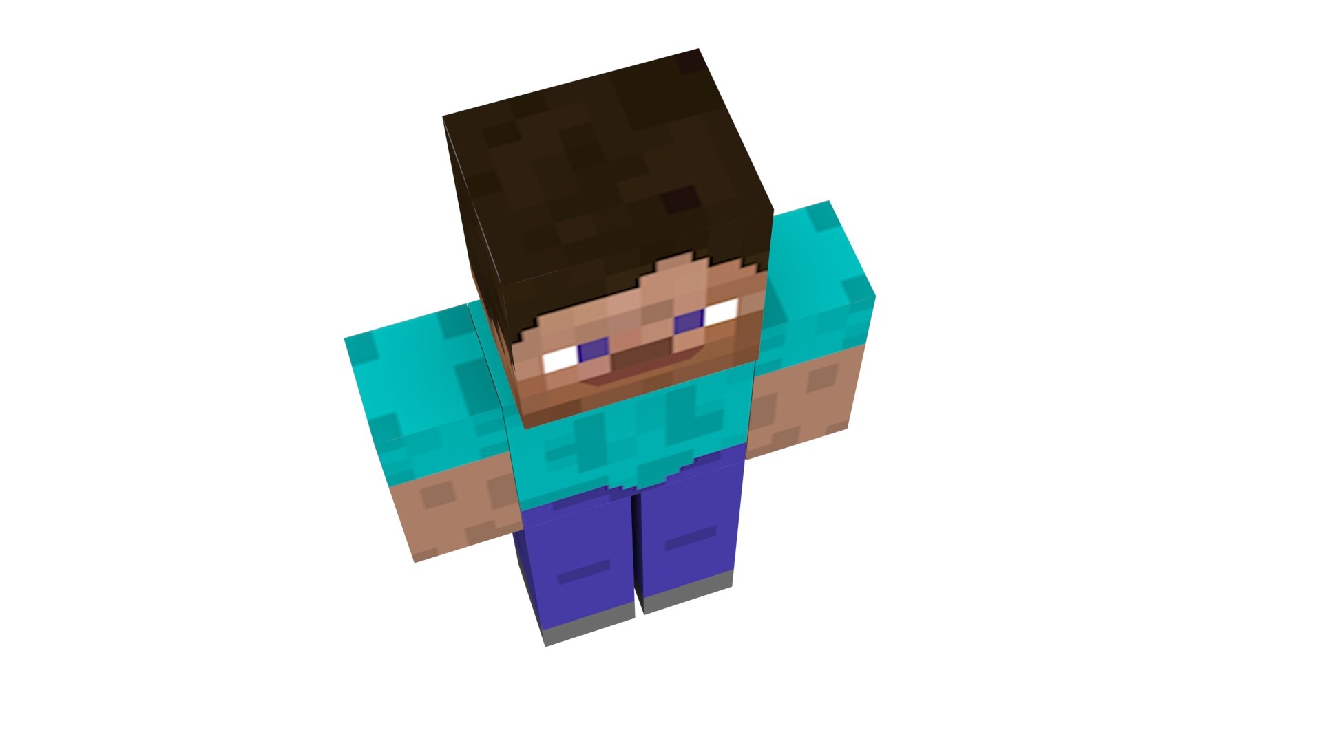 3D Minecraft Steve Model - TurboSquid 2376650