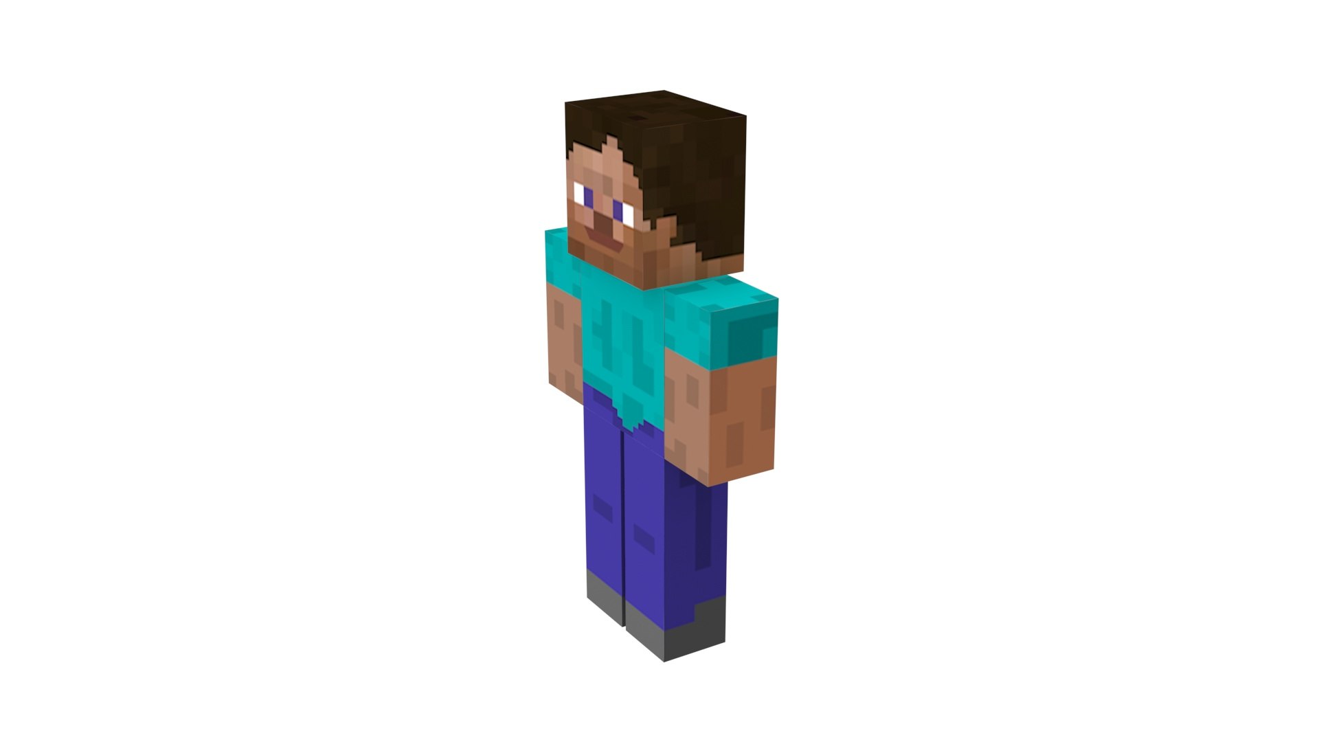 3D Minecraft Steve Model - TurboSquid 2376650