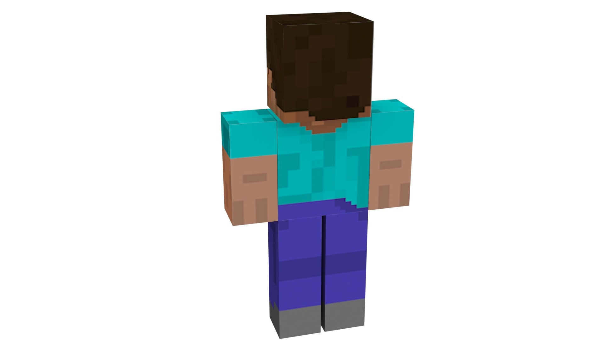 3D Minecraft Steve Model - TurboSquid 2376650