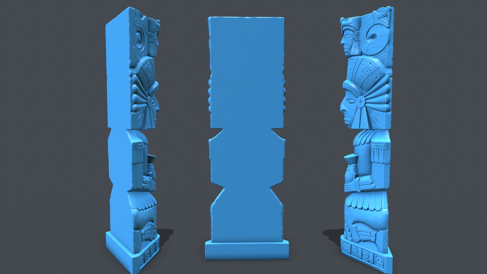 modelo 3d Estatua curandero azteca HP - TurboSquid 2216408