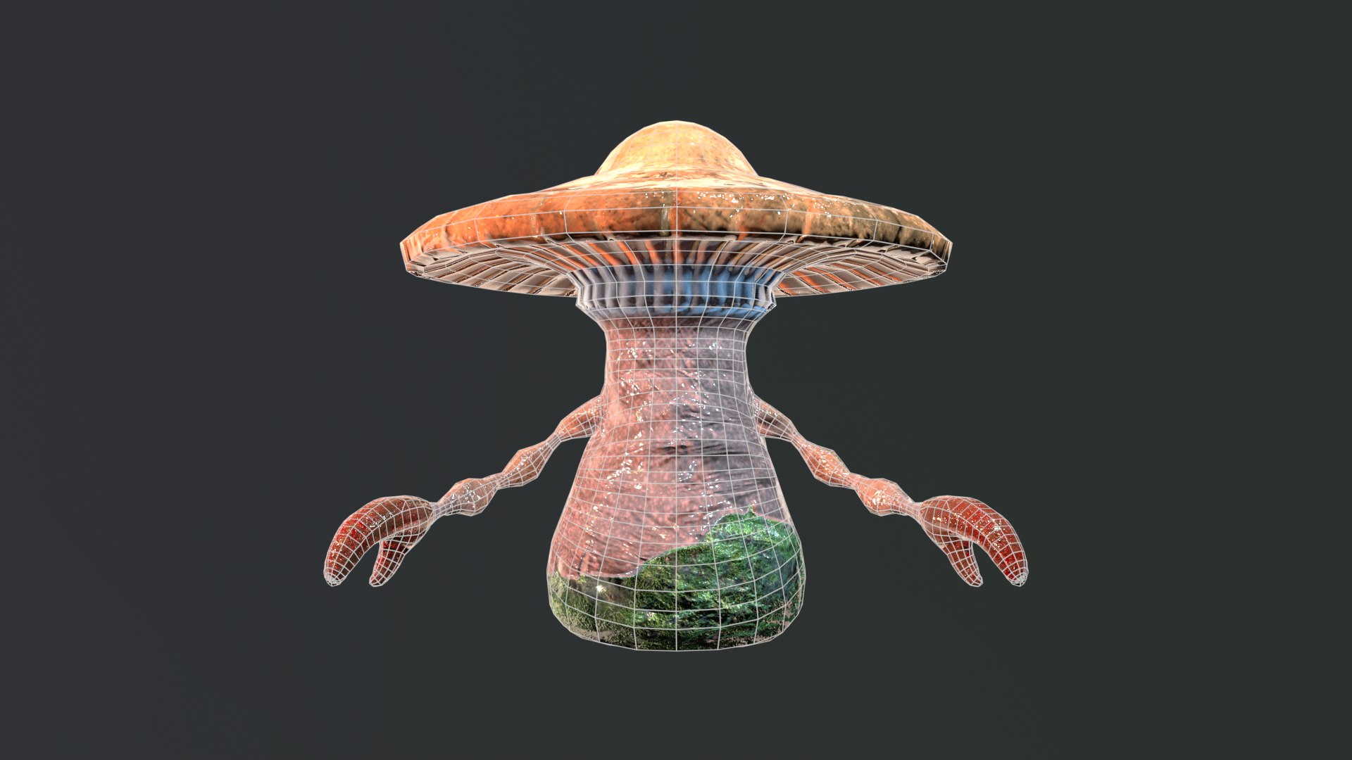3D Game Ready Fungus Creature Model - TurboSquid 2216943
