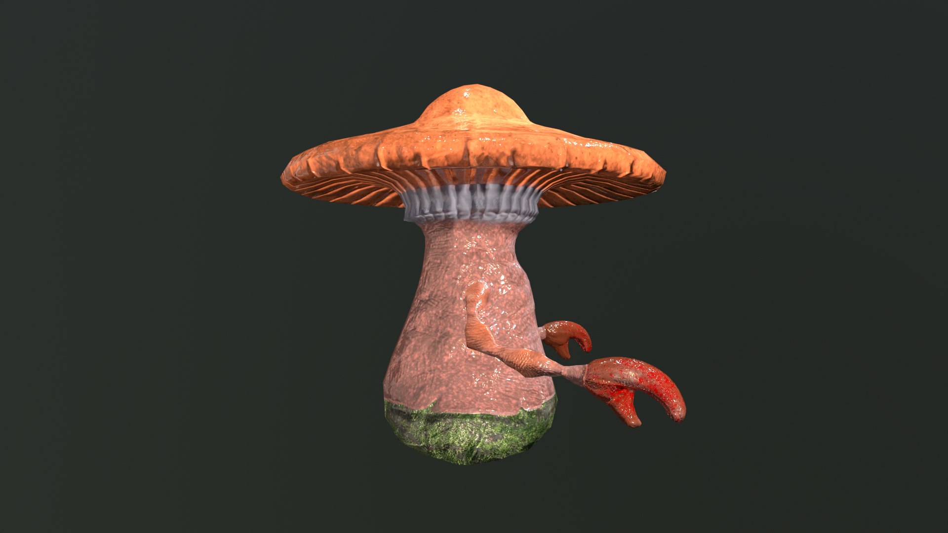 3D Game Ready Fungus Creature Model - TurboSquid 2216943