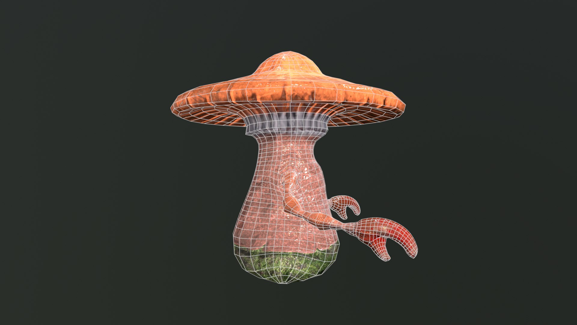 3D Game Ready Fungus Creature Model - TurboSquid 2216943