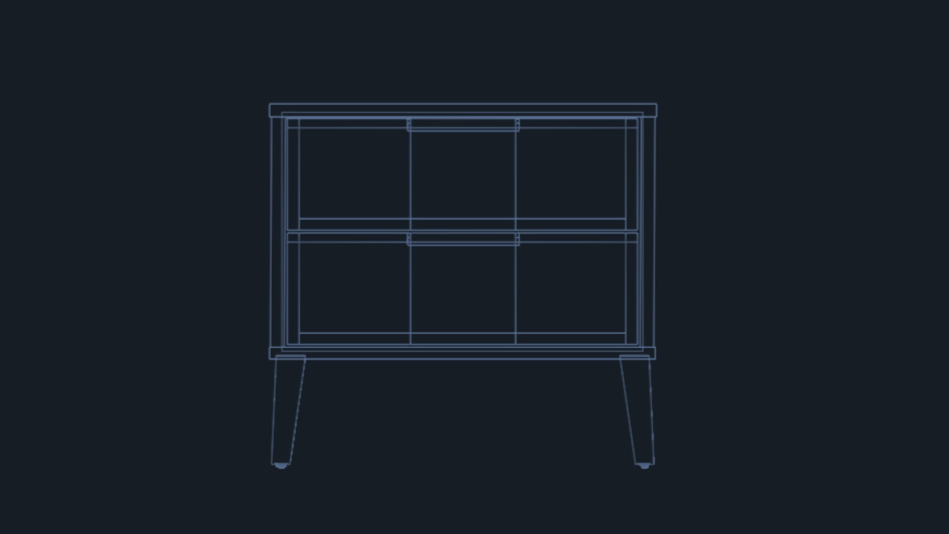 3D Nightstand Low-poly 3D Model Model - TurboSquid 2517989