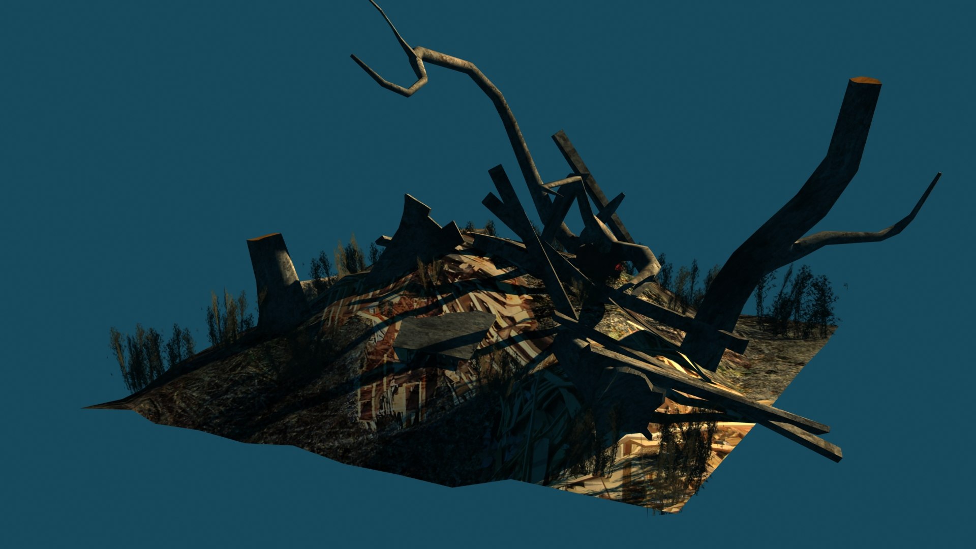 free max mode wooden debris wood