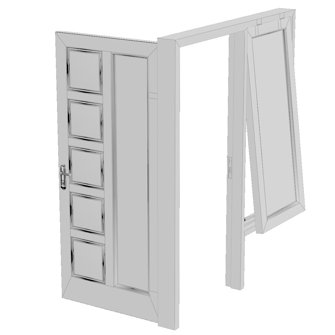 Window Door 3d Model