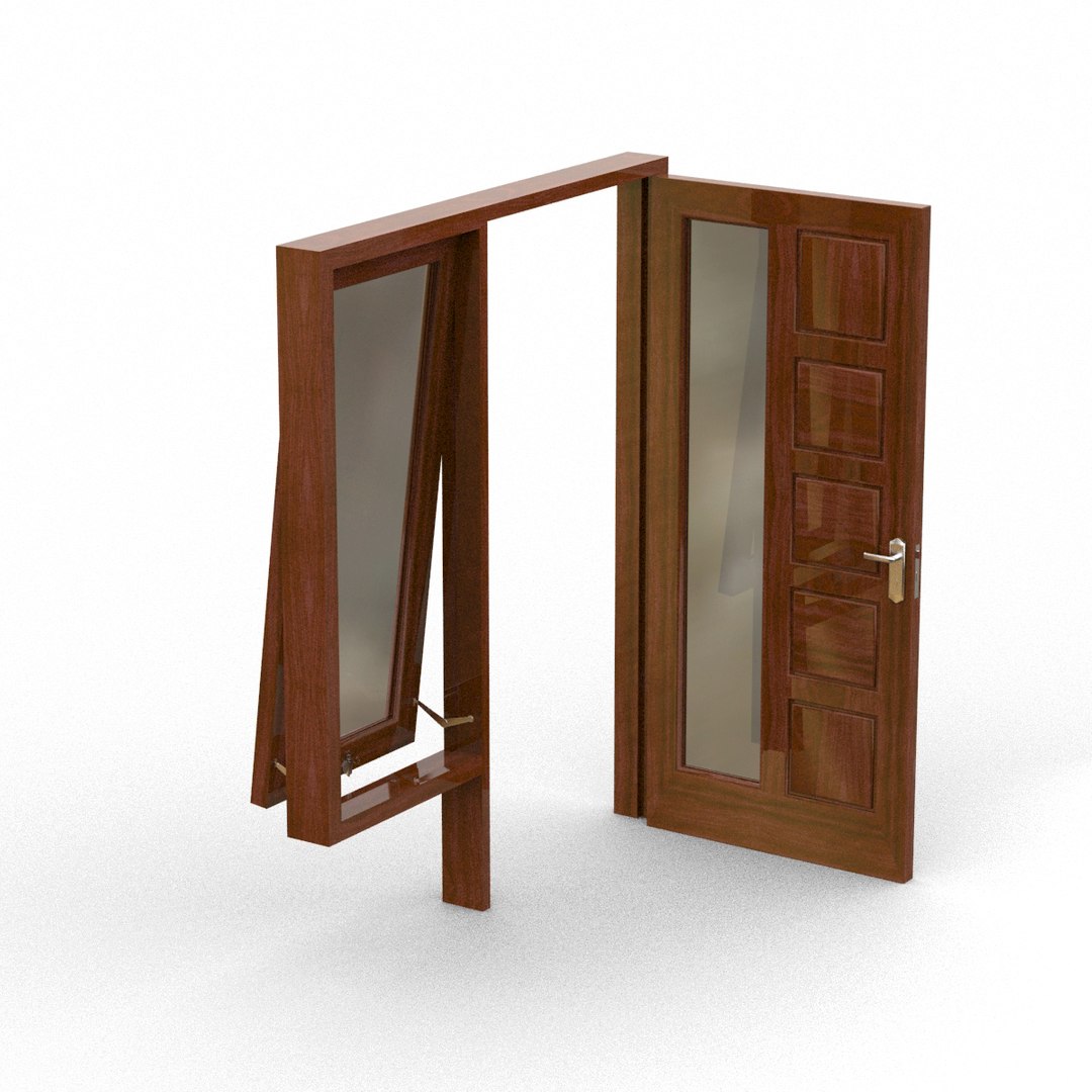 Window Door 3d Model