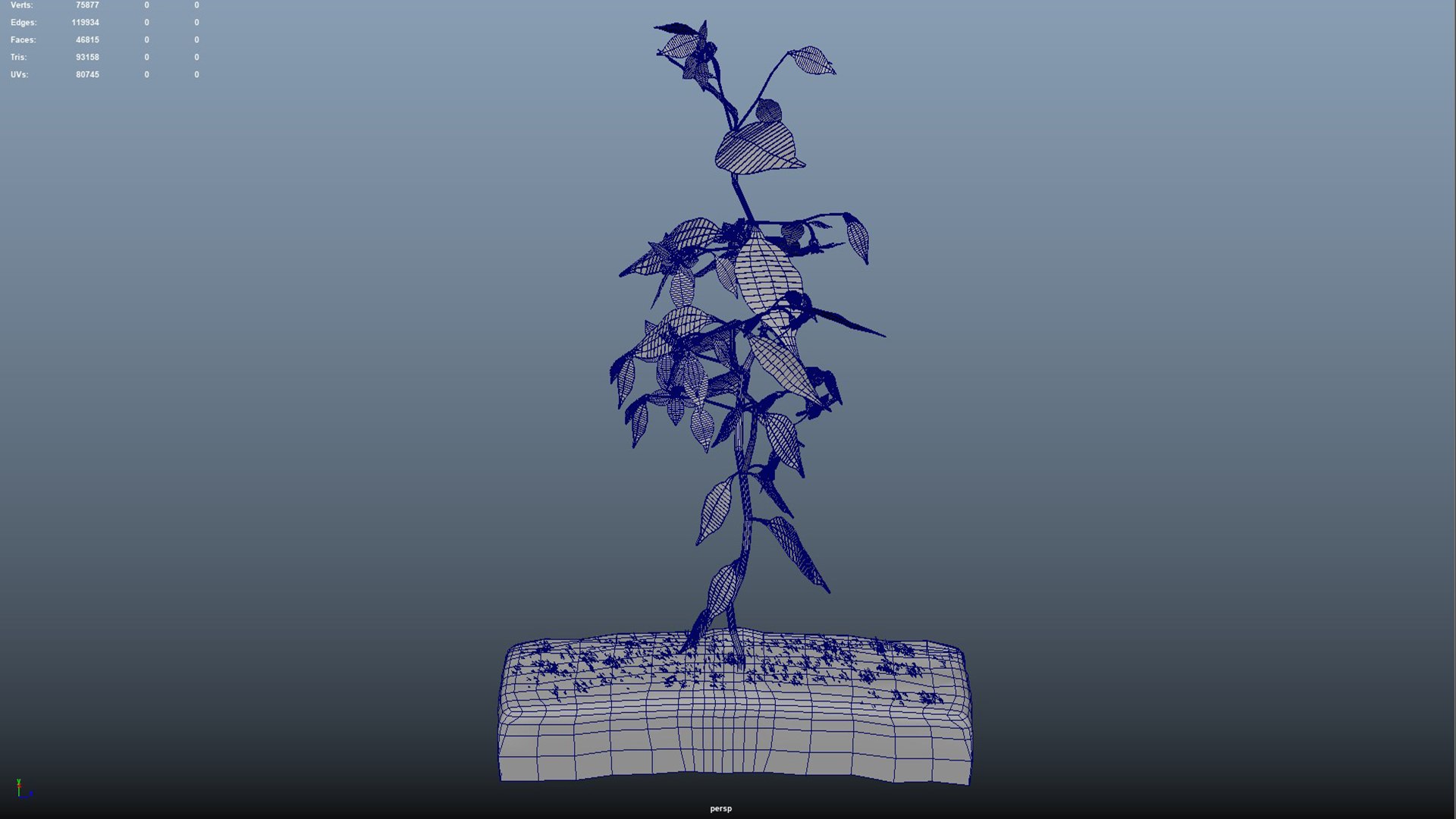 3D Chili Flower Plant Model - TurboSquid 2210456
