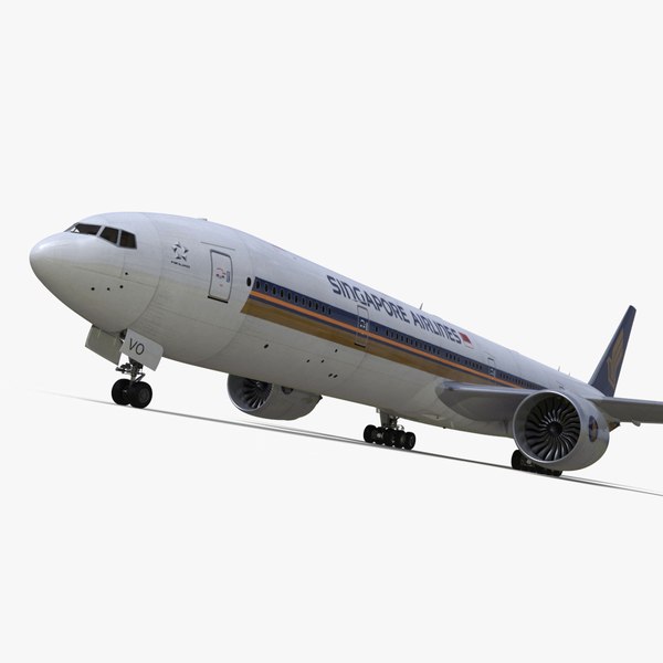 modelo 3d Boeing 777 de Singapore Airlines - TurboSquid 2349971