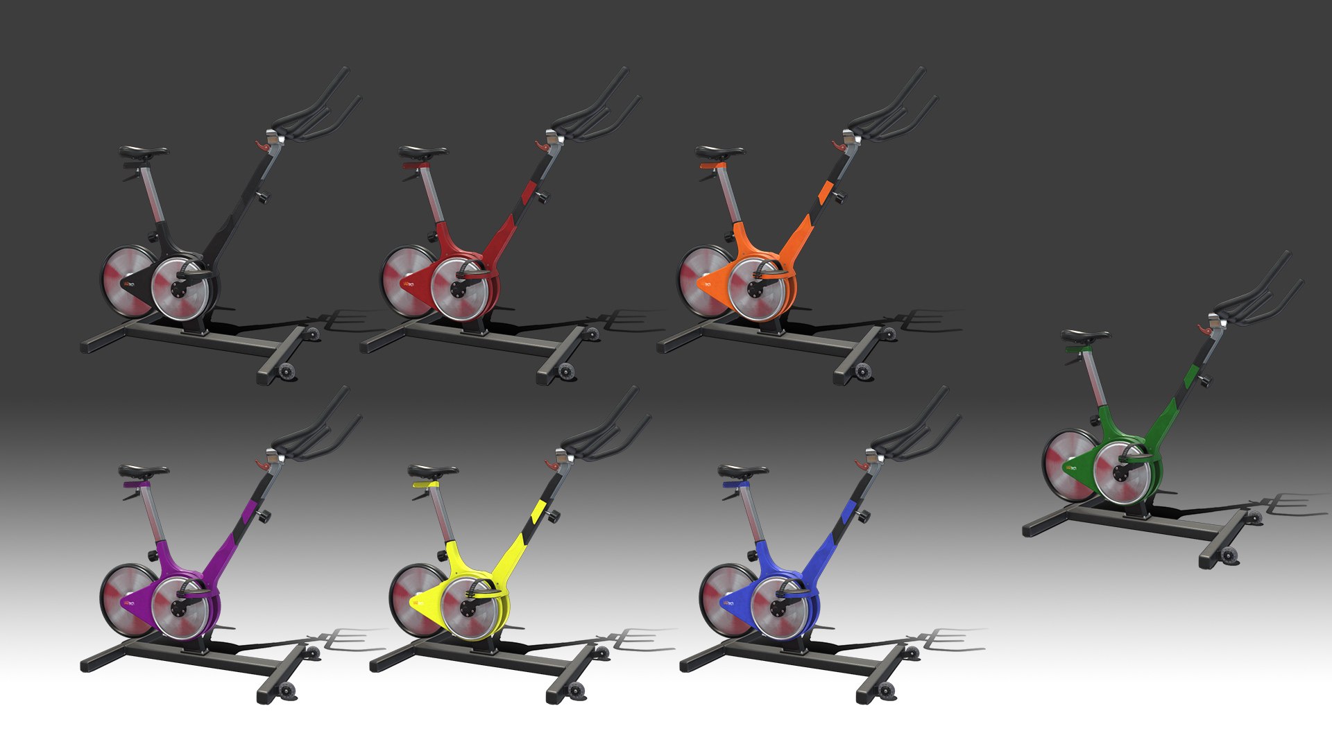 3D Model Spin Bike - TurboSquid 1738626