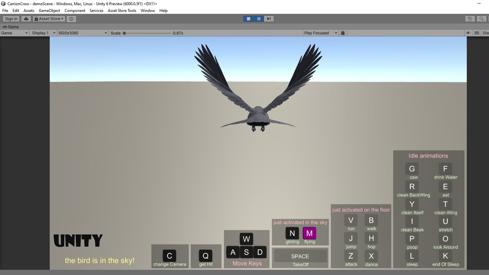 3D Realistic Animated Carrion Crow - TurboSquid 2258080