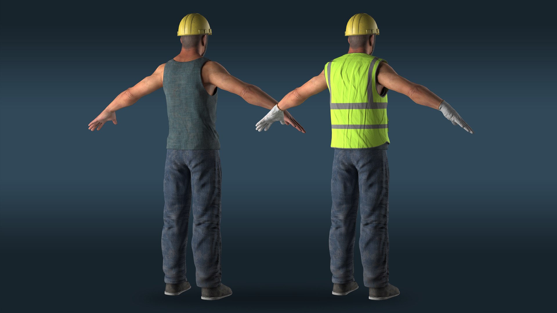 3D Worker Man Model - TurboSquid 1976963
