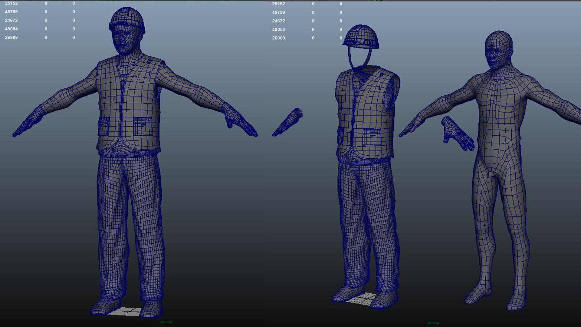 3D Worker Man Model - TurboSquid 1976963