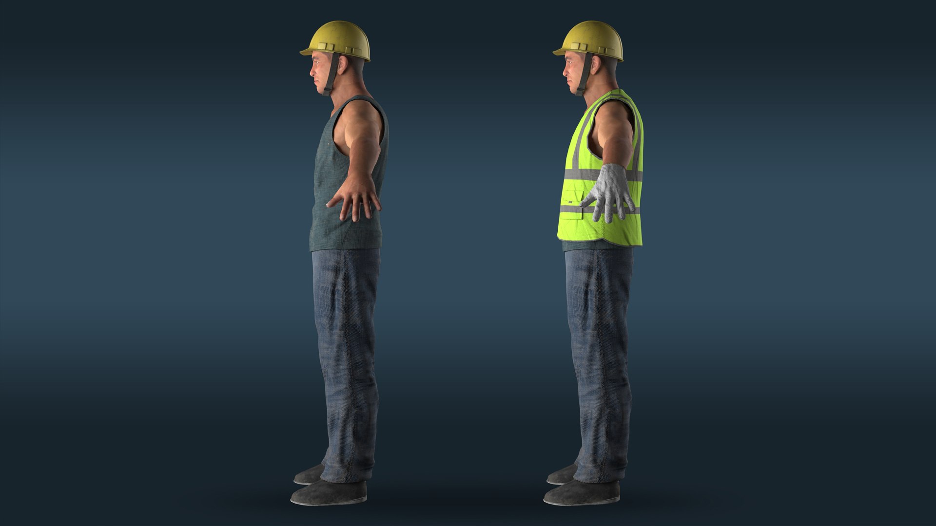 3D Worker Man Model - TurboSquid 1976963