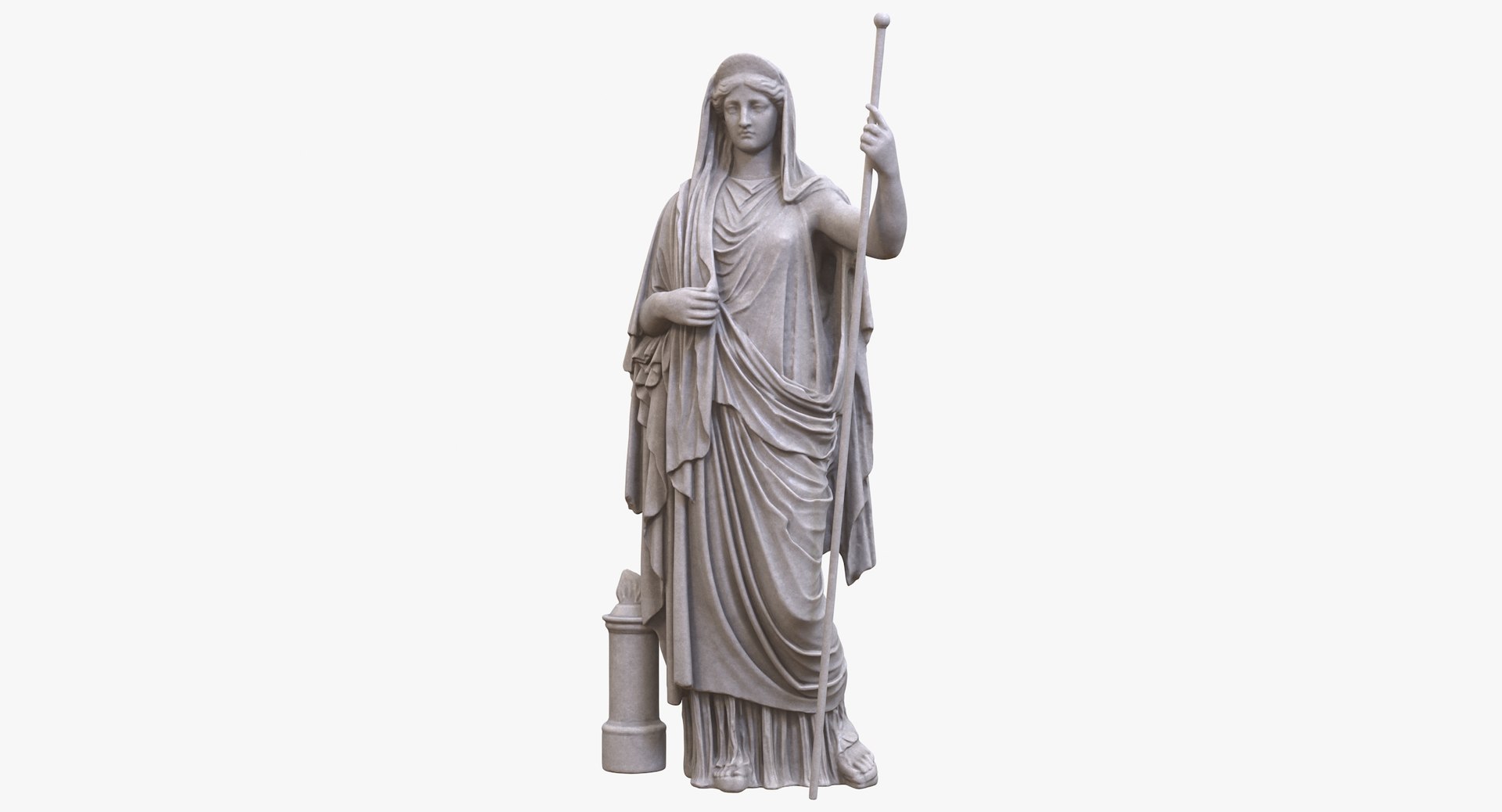 Hestia Statue 3D - TurboSquid 2118619