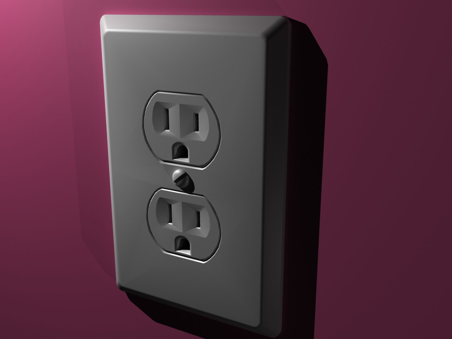 3dsmax Electrical Outlet