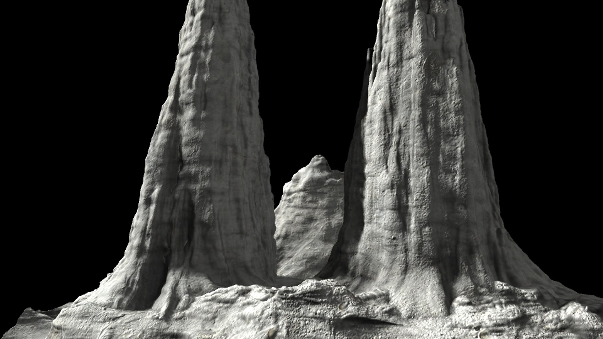 3d Alien Mountains