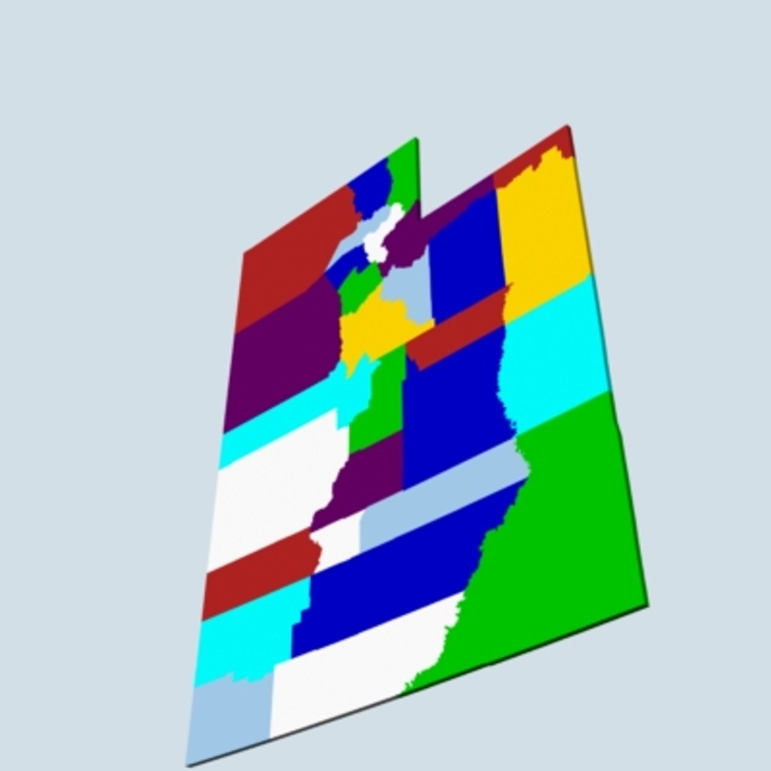 3d model state counties
