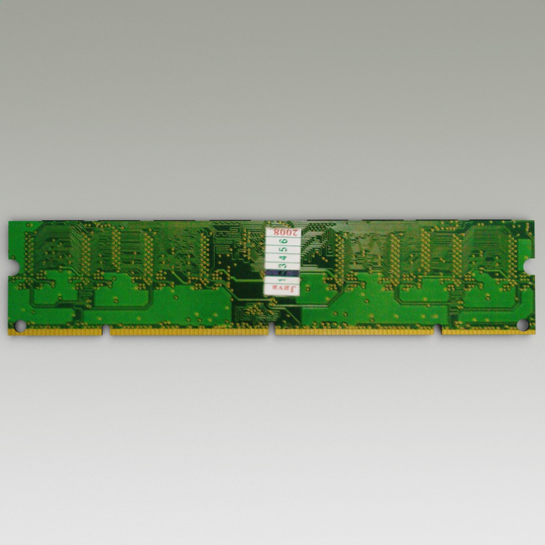 Realistic Computer Ram Memory 3ds