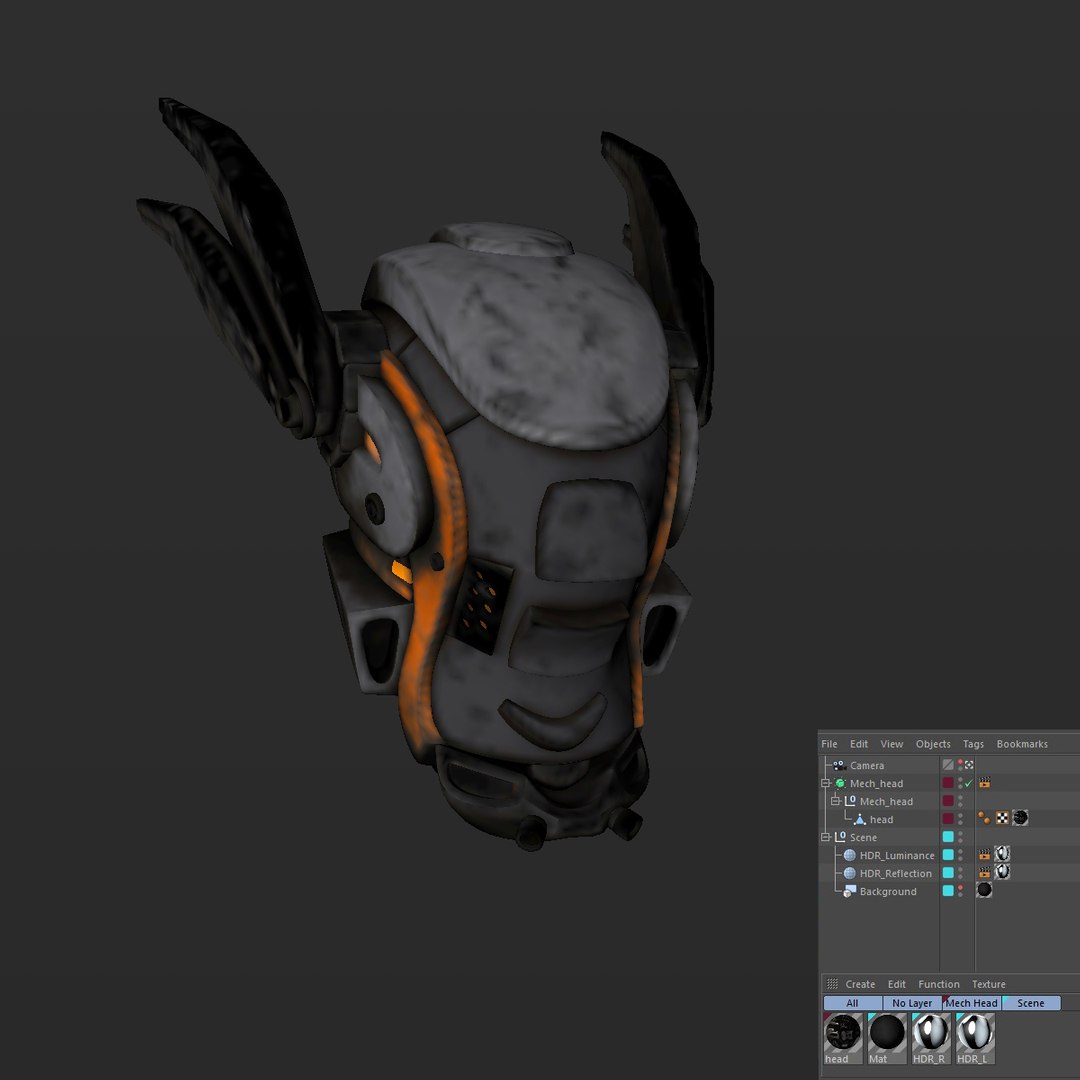 3d Mech Head