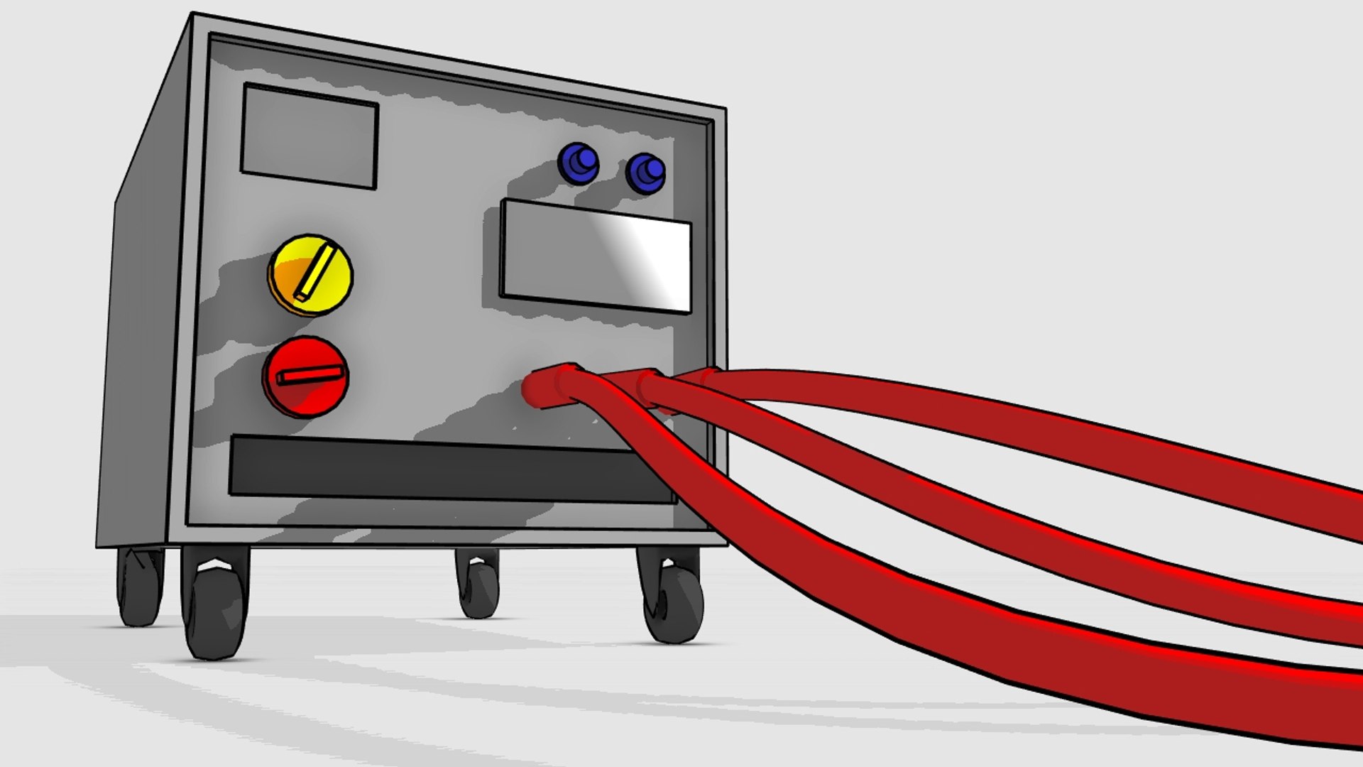 3D Power Generator Style Cartoon Model - TurboSquid 1441253