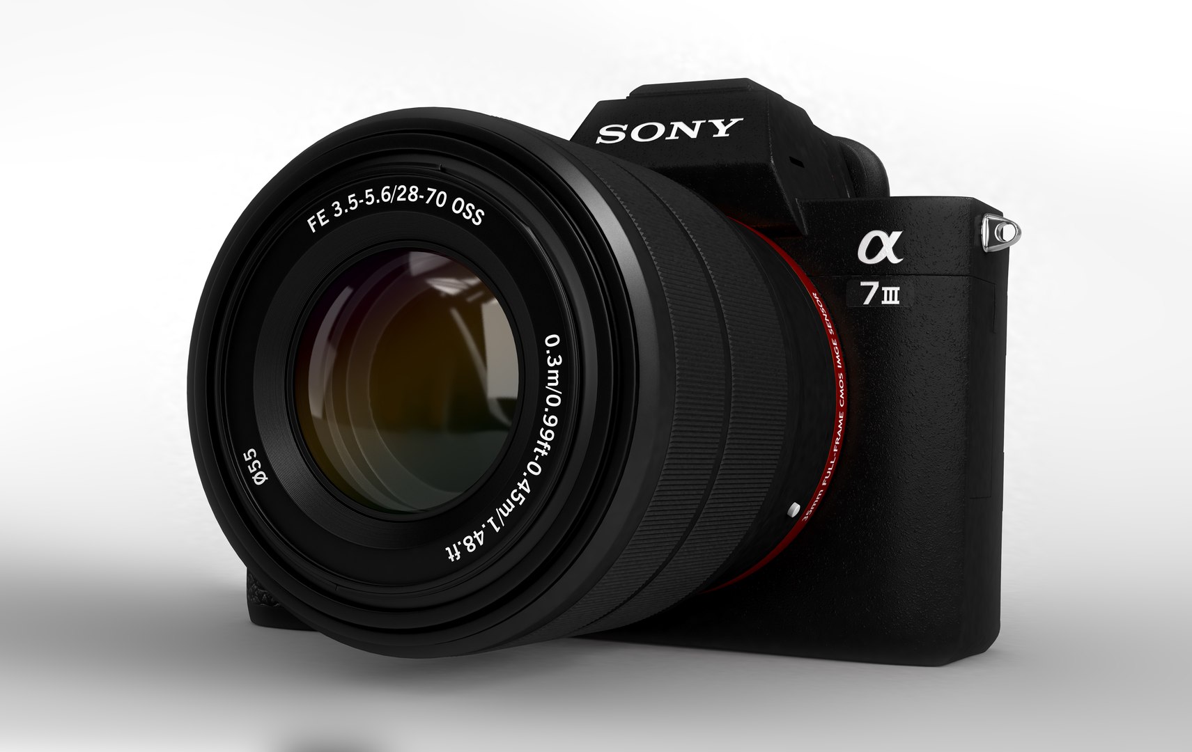 3D Model Sony A7 III Body With 28-70 Lens - TurboSquid 1946835