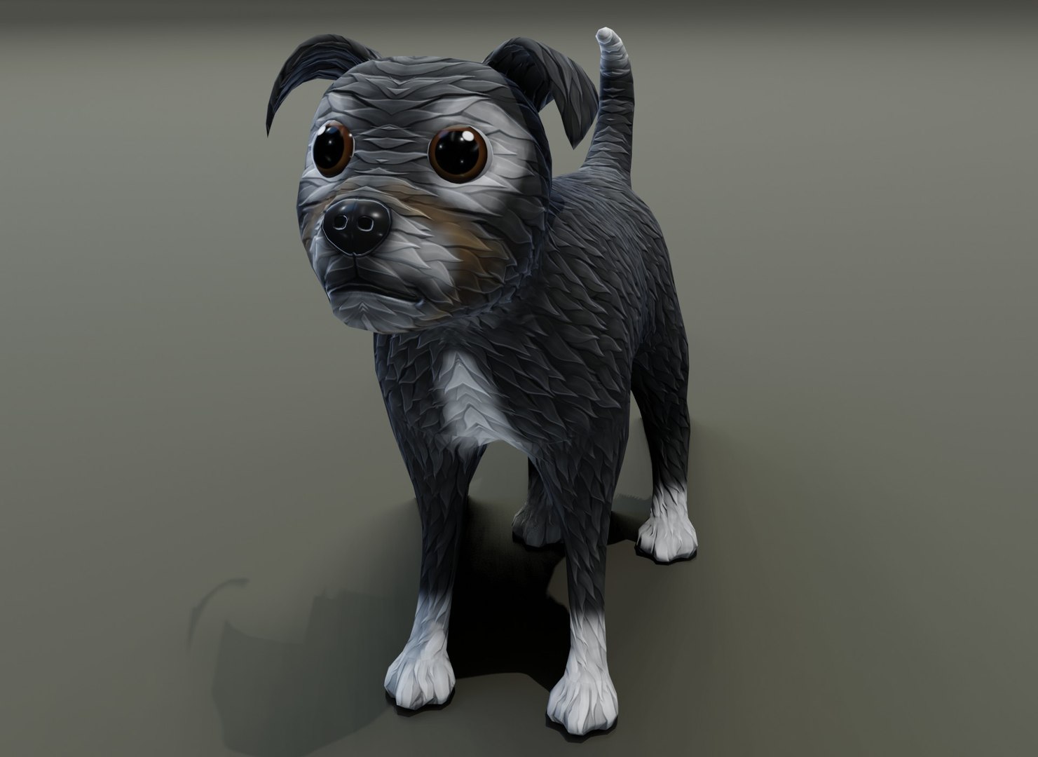 3D cartoon terrier dog animations - TurboSquid 1539017