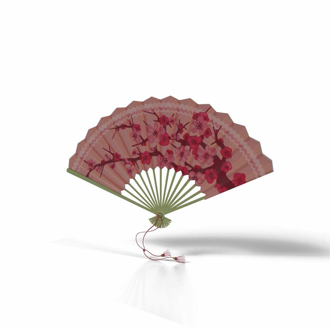 3D Model Fan Japanese Hand - TurboSquid 1254895