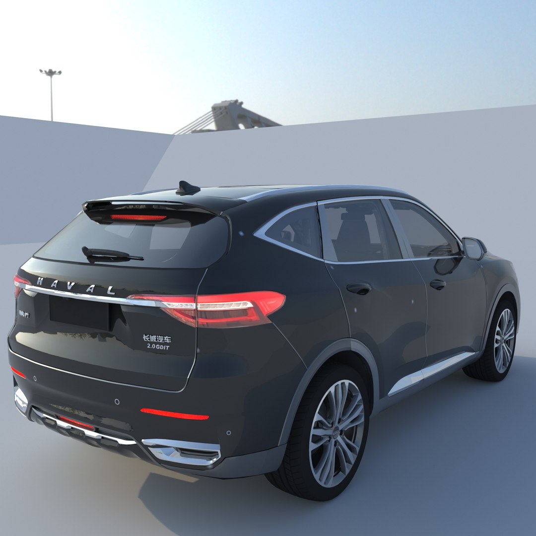 GreatWallMotor-Haval F7 3D Model - TurboSquid 2231831