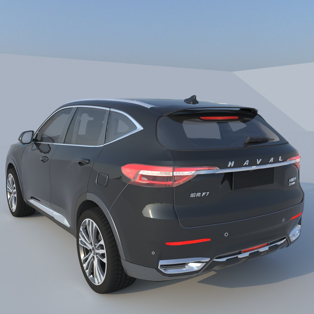 GreatWallMotor-Haval F7 3D Model - TurboSquid 2231831
