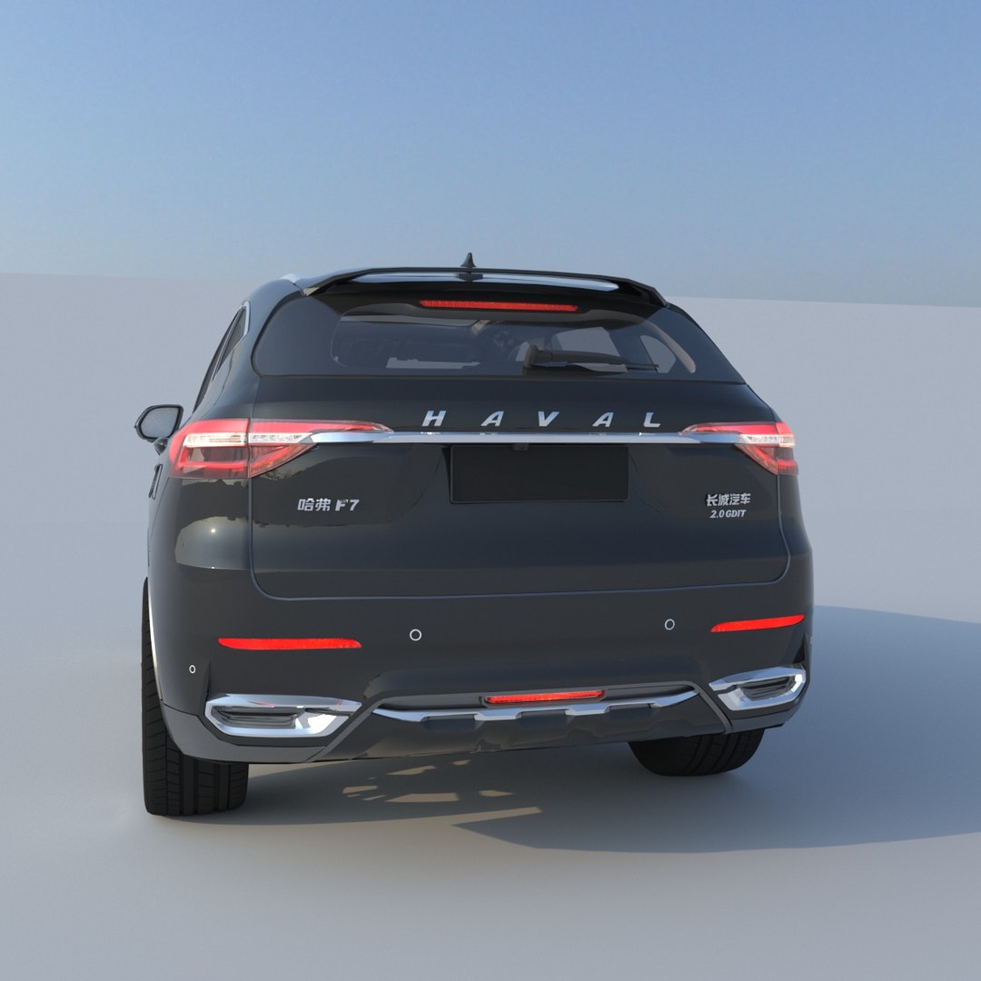GreatWallMotor-Haval F7 3D Model - TurboSquid 2231831
