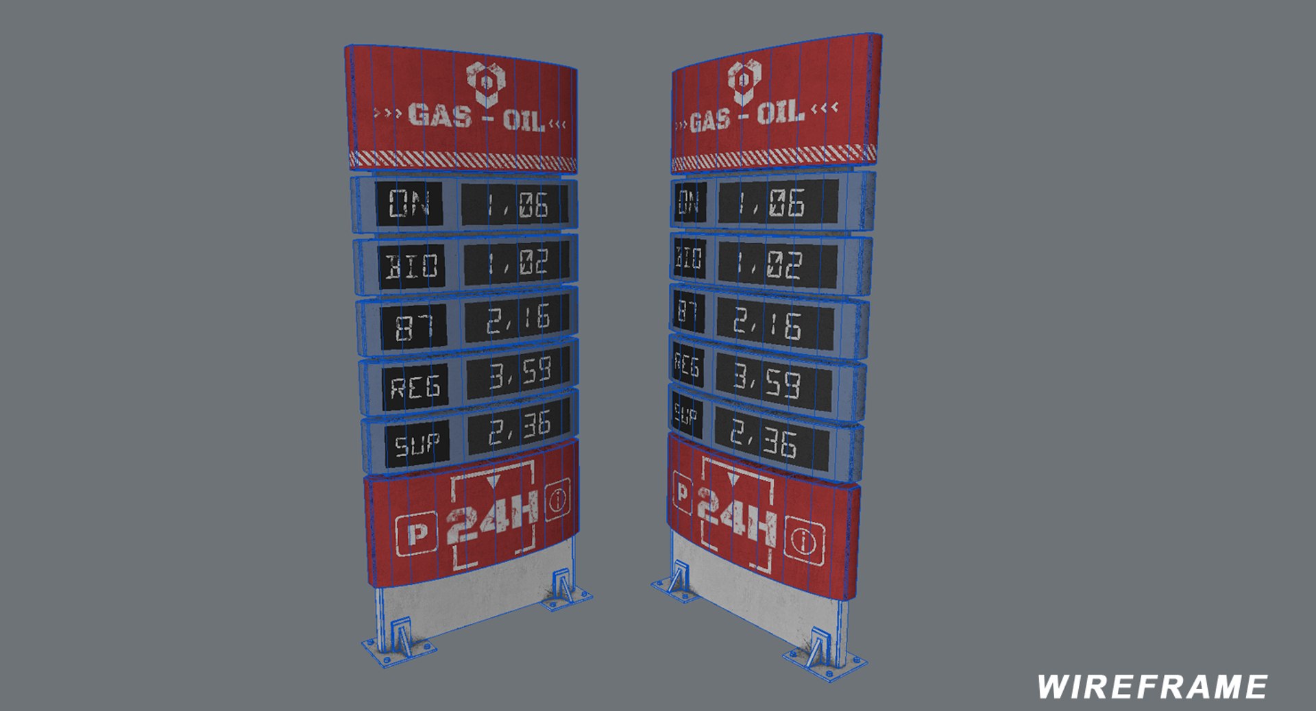 Fuel Price Display 3D - TurboSquid 1387672