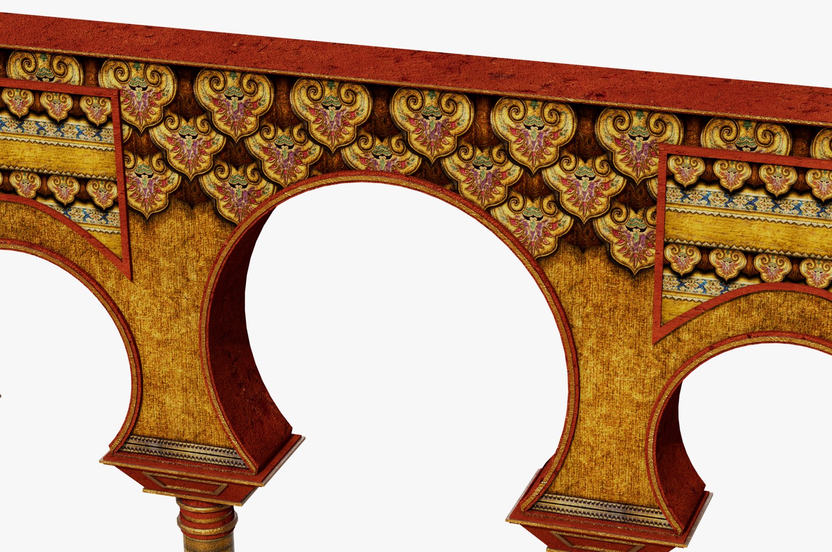 3D Orient Gate Arch - TurboSquid 2046566