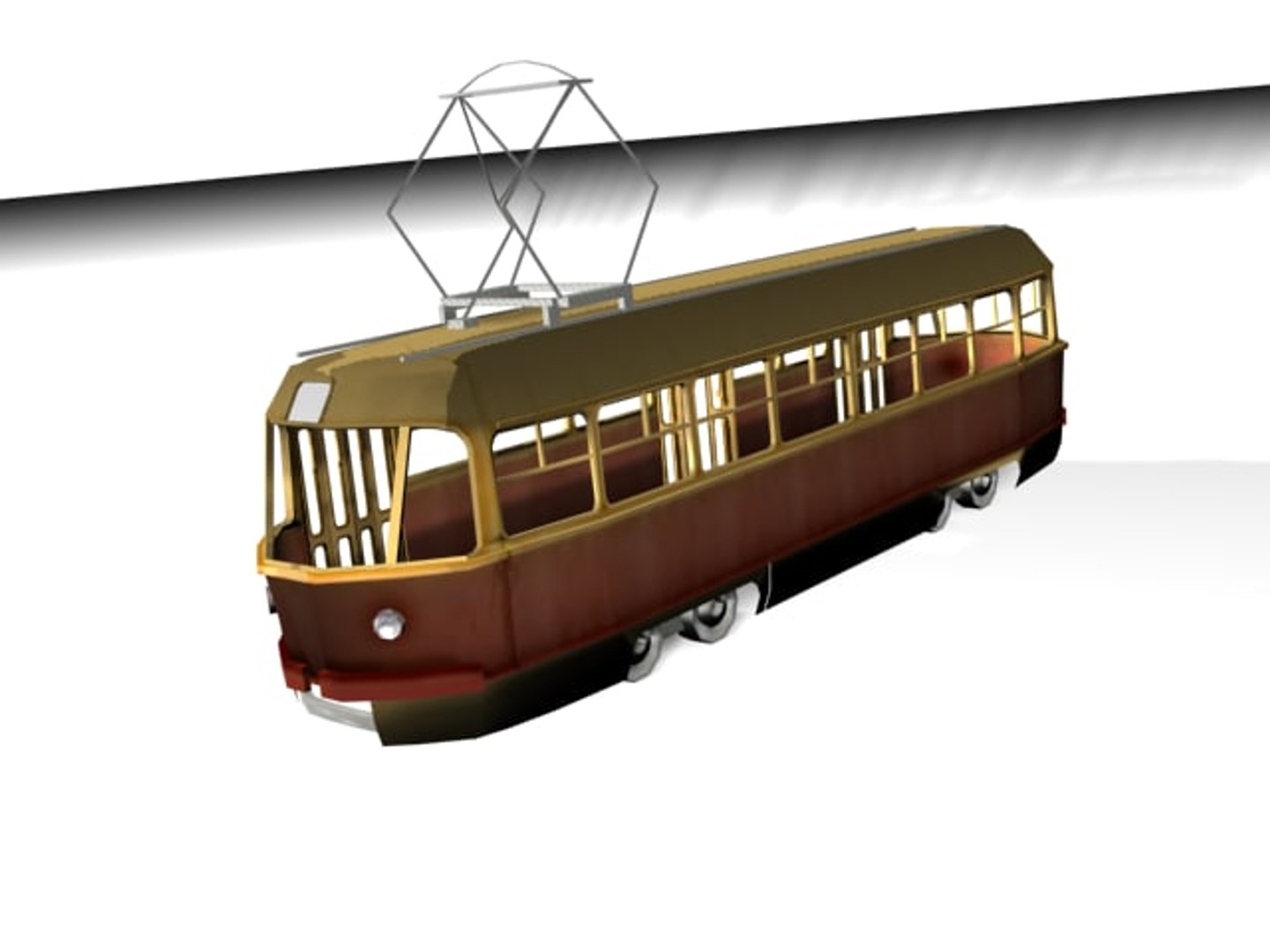 Soviet Bus Tram 3ds