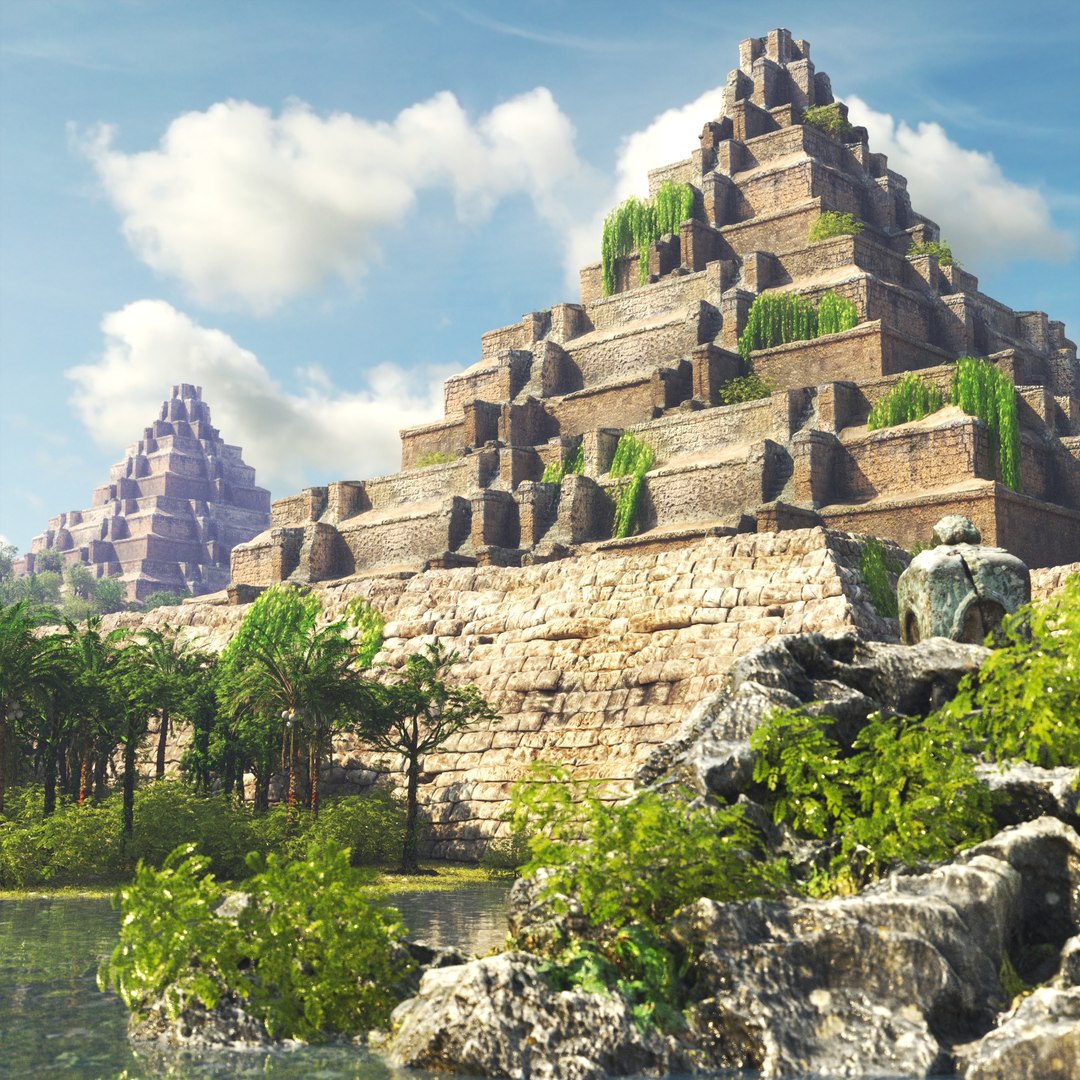 Jungle Pyramids 2 3D Model - TurboSquid 2277481