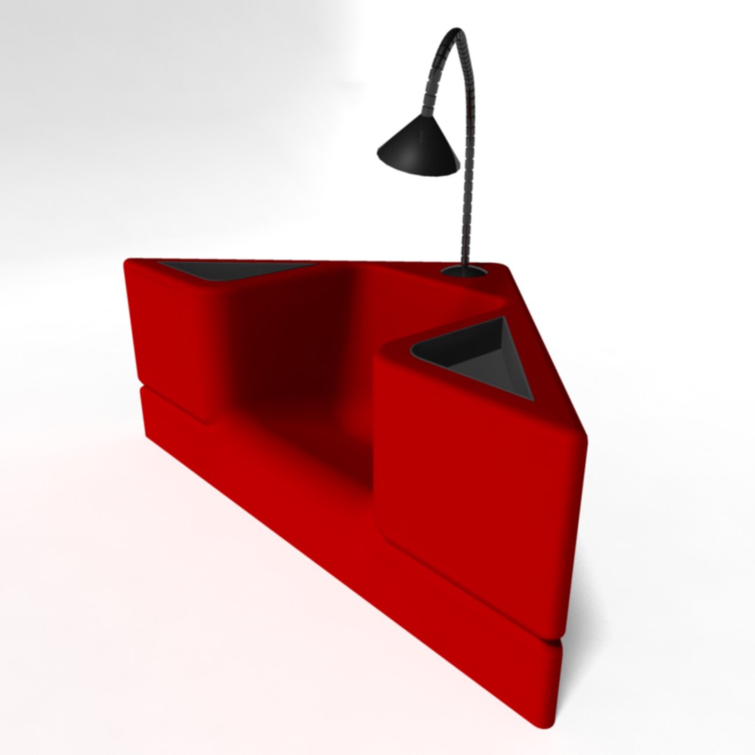 Triangle Chair 3d Obj