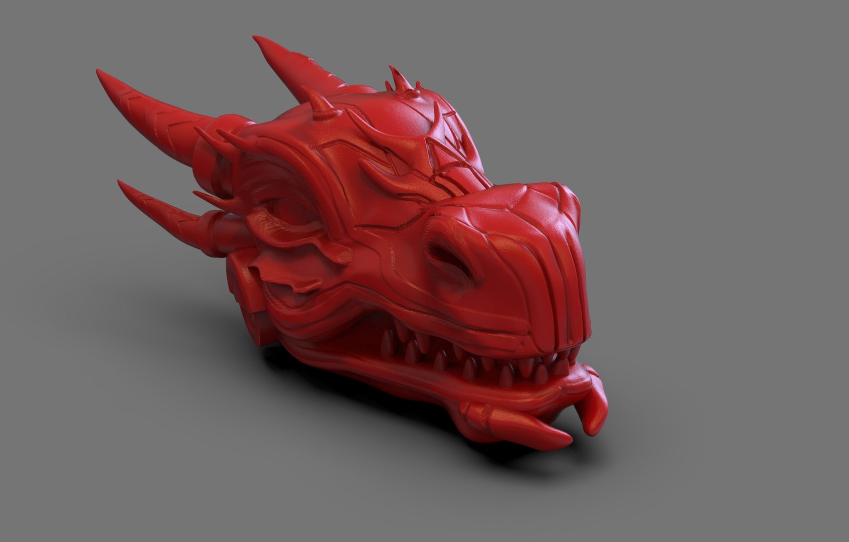 3D Robot Dragon Head - TurboSquid 2301902